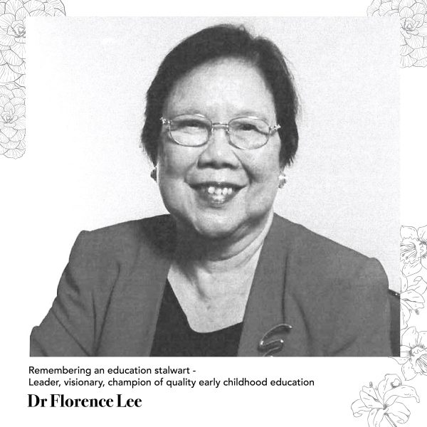 Industry-Shaper, Legacy creator, our dearly revered Dr Florence Lee ...