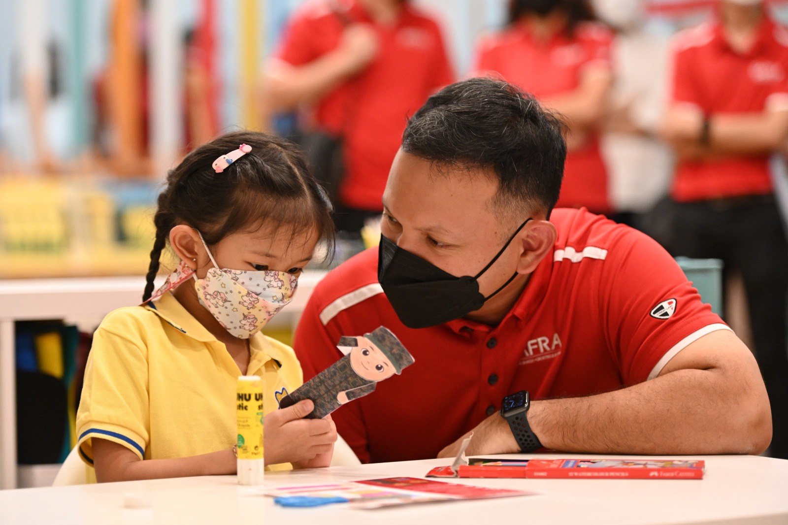 Special surprise for NurtureStars children at “Appreciating NSmen Art ...